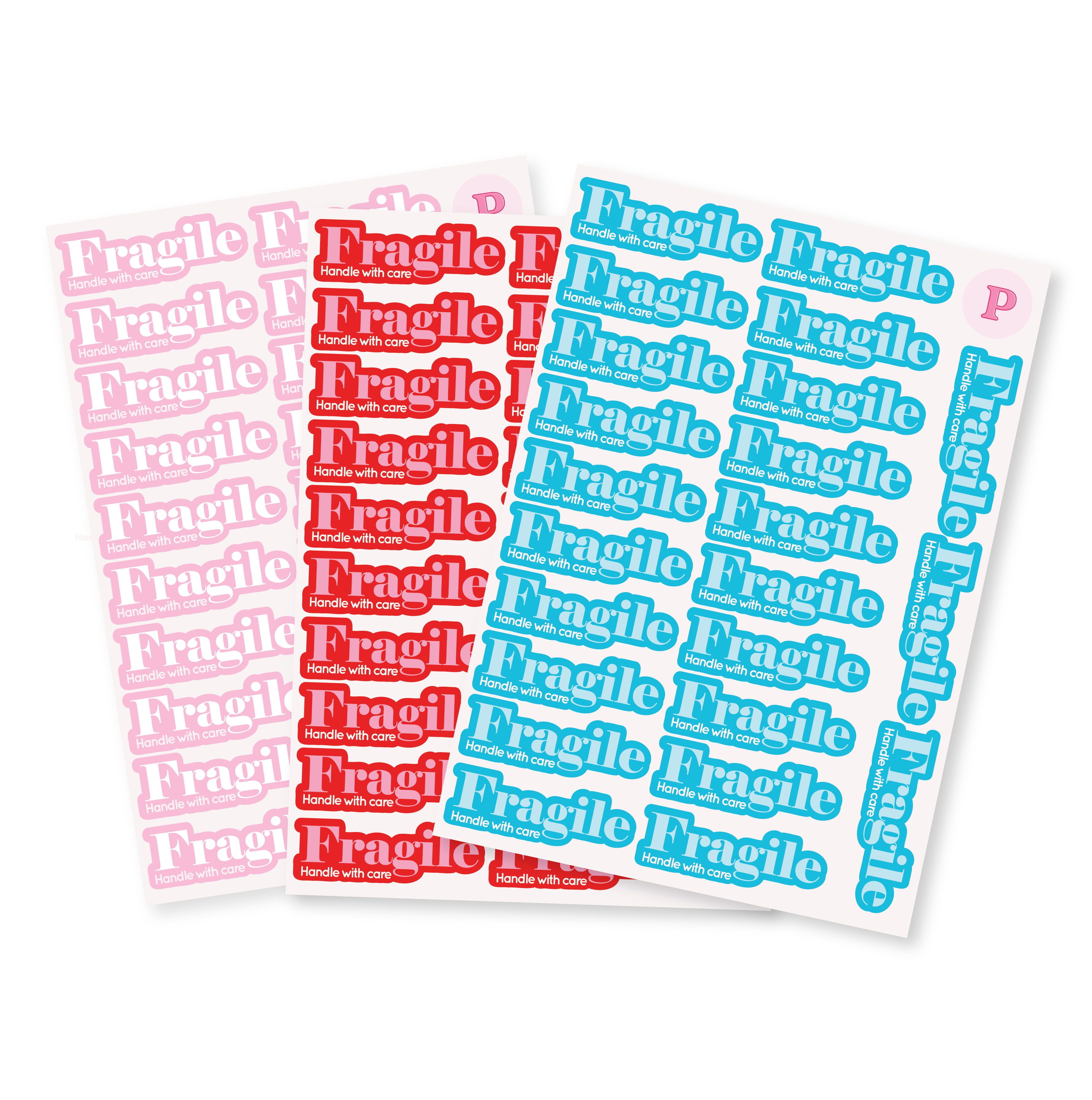 Fragile Packaging Stickers | Handle With Care Shipping Labels