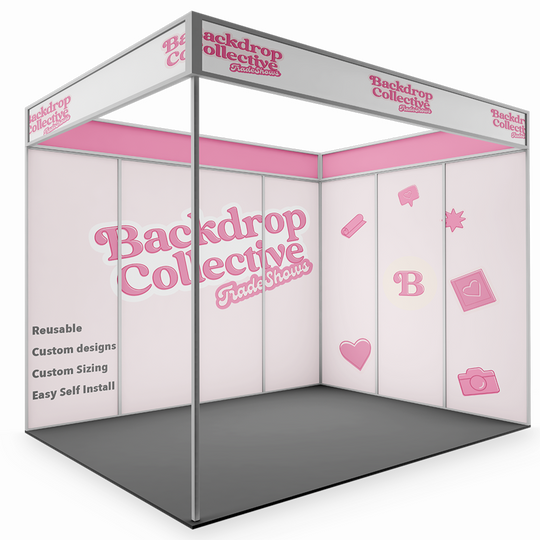 Trade Show Booth Backdrops | Octanorm Infills – Backdrop Collective